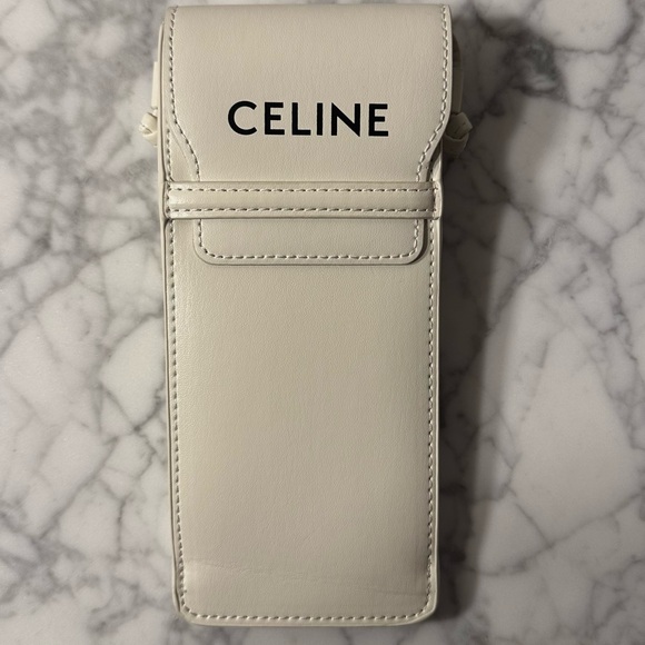Celine | Cell Phones & Accessories | Celine White Phone Pouch | Poshmark